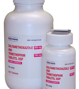 SMZ -TMP (Trimethoprim/Sulfamethoxazole) 800mg/160mg Tablets 500/btl ...