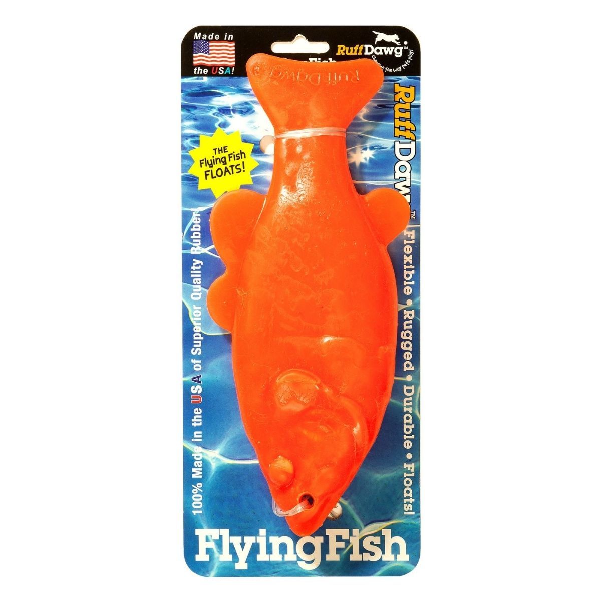 RuffDawg Flying Fish Dog Toy - J&B Pet Source
