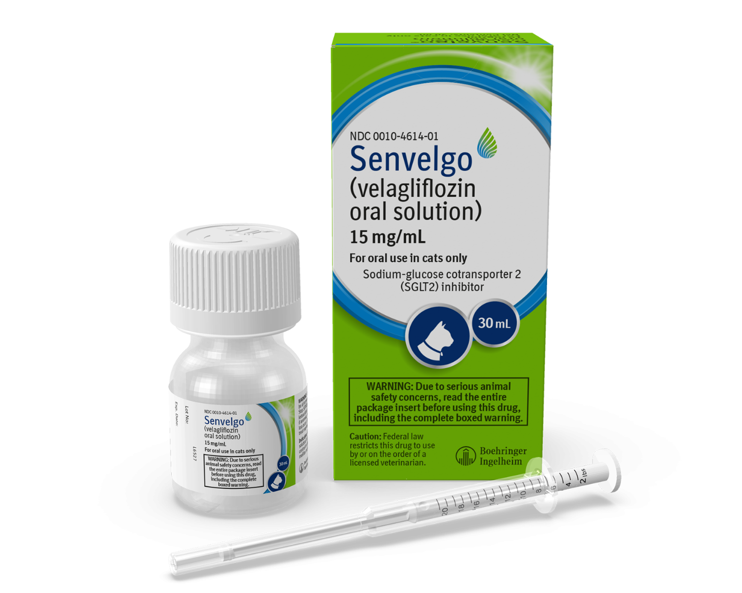Senvelgo (velagliflozin oral solution) for Cats (15mg/mL) 30mL - J&B ...