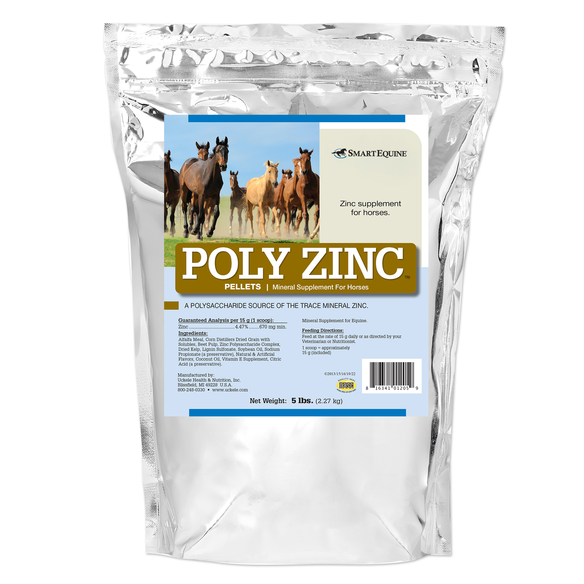 SmartEquine Poly Zinc Pellets - J&B Pet Source